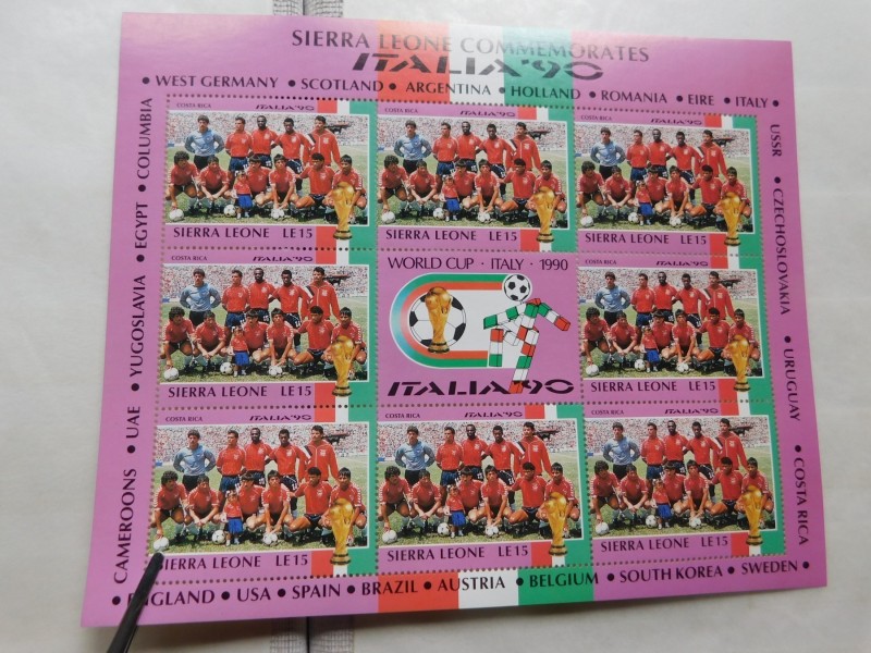 ** SIERRA LEONE 1990 BLOK **