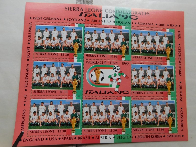 ** SIERRA LEONE 1990 BLOK **