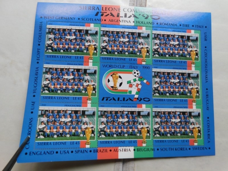 ** SIERRA LEONE 1990 BLOK **