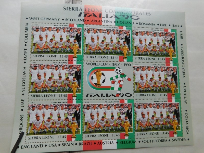 ** SIERRA LEONE 1990 BLOK **