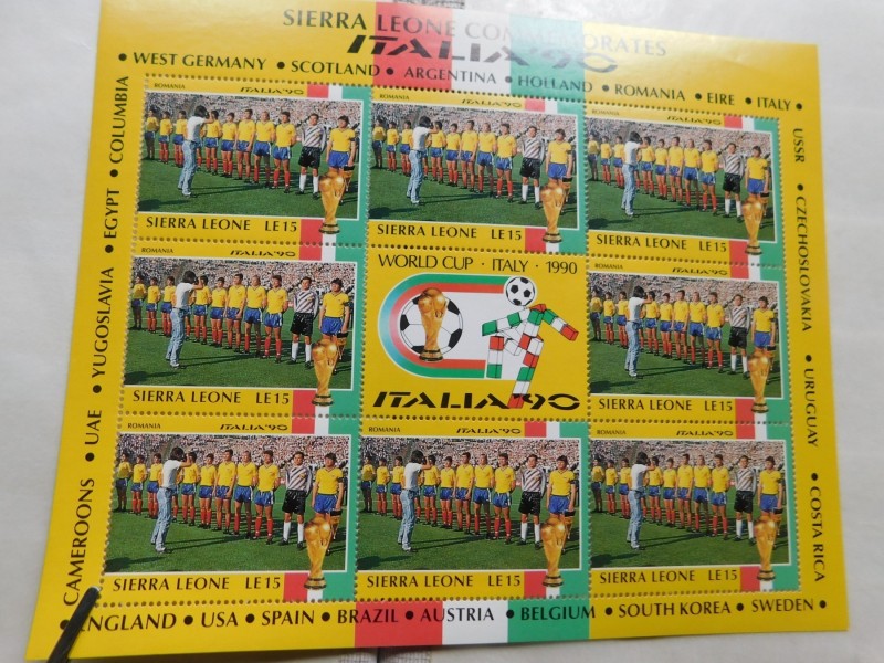 ** SIERRA LEONE 1990 BLOK **