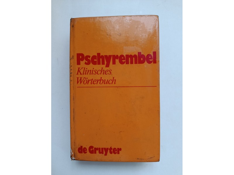 Knjiga Pschyrembel Klinisches W.....