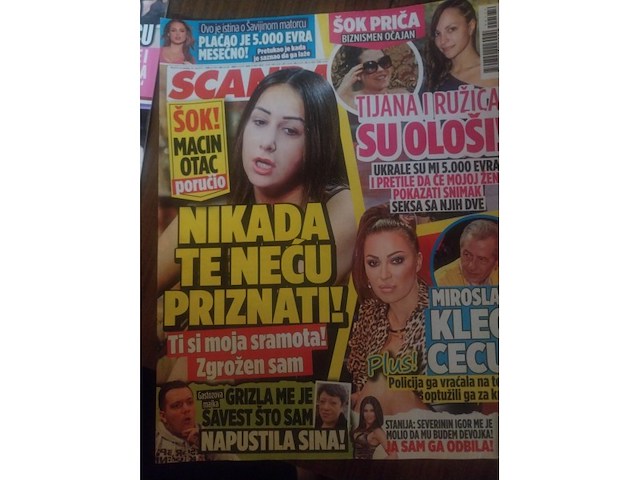 ČASOPIS SCANDAL BR.574 MAJ 2015