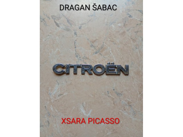 CITROEN XSARA PICASSO znak sa gepeka