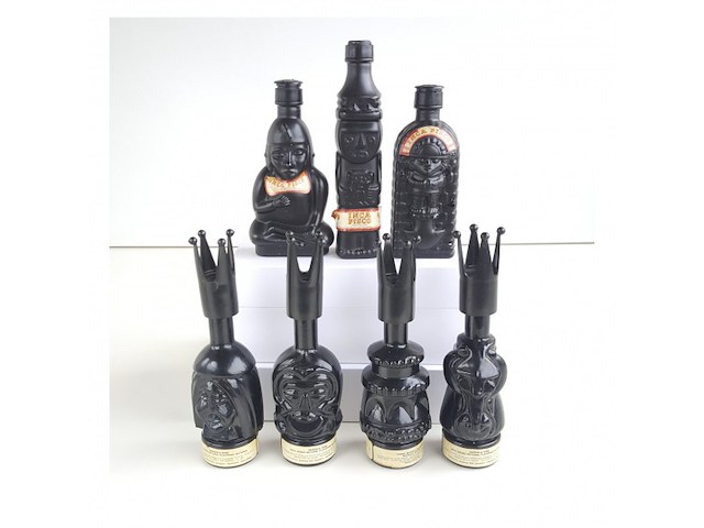 Vintage italijanske flaše – Inke i šahovske figure Lot