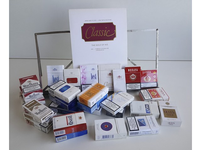 Duvanska industrija Niš Lot paklica cigareta