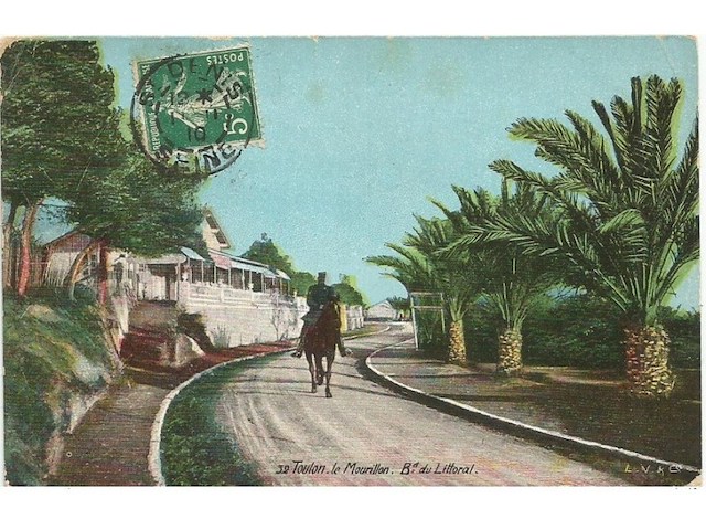TOULON Francuska ,putovala 1910.