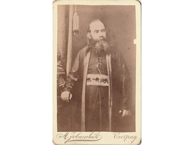 Svestenik - kartonka 1889
