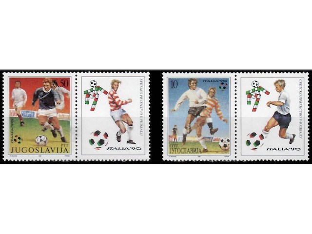 FUDBAL ITALIJA 1990 VINJETA DESNO