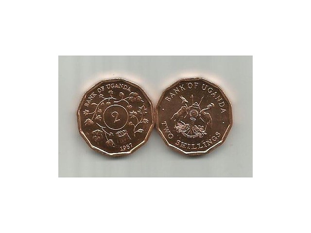 UGANDA 2 shillinga 1987 UNC