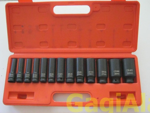 Komplet 12 - ugaonih gedora 1/2` 10 - 32mm