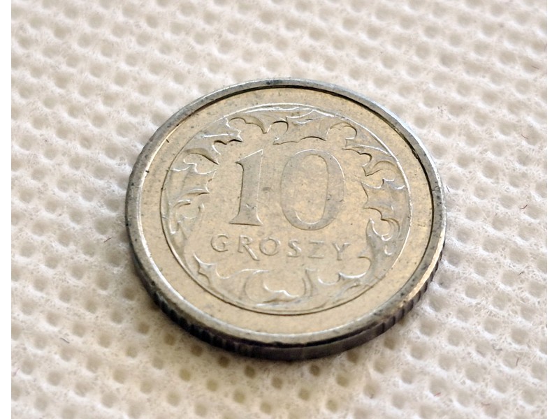 Poljska - 10 Groszy, 2008.