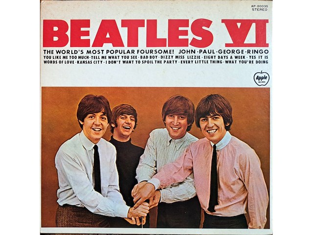 Beatles ‎– Beatles VI (Japan; `70)