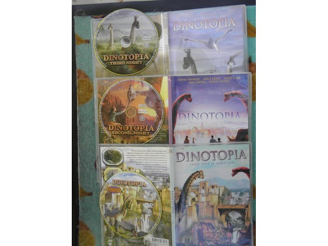 Dinotopija komplet Prvi, drugi i treći dan