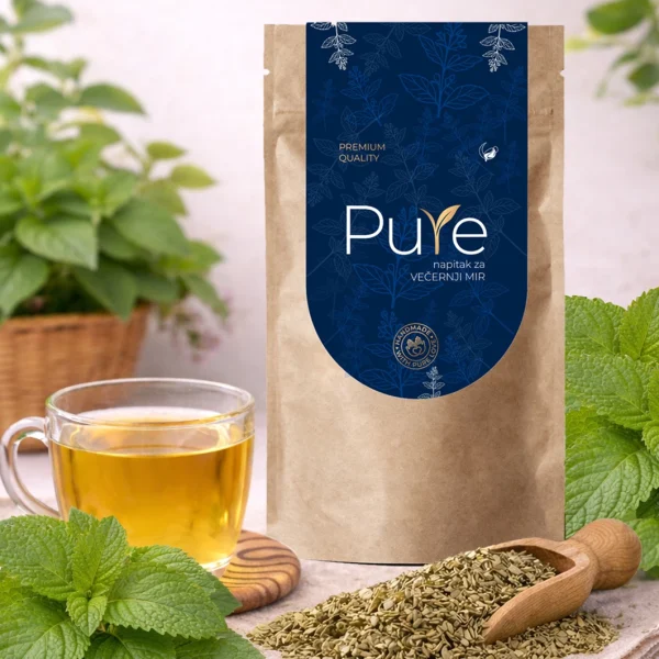 Pure večernji mir – biljni napitak za opuštanje 150g