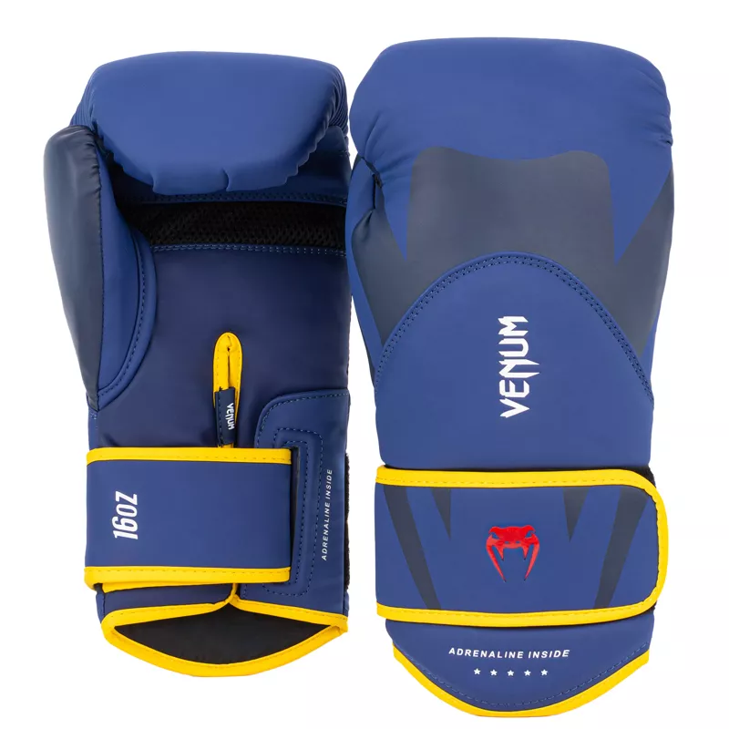 VENUM CHALLENGER 4.0 BLUE/YELLOW RUKAVICE ZA BOKS