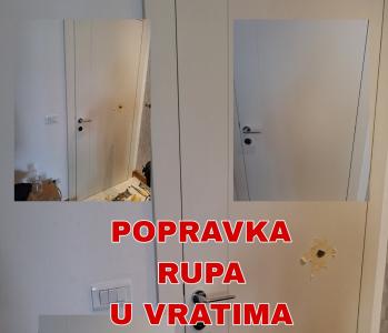 MAJSTOR ZA POPRAVKU RUPE U VRATIMA