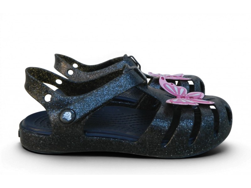 Crocs sandale za devojčice br 27 28 sa leptirima