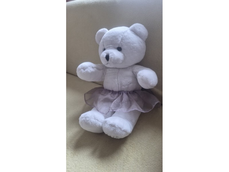 Beli meda u suknjici 50 cm