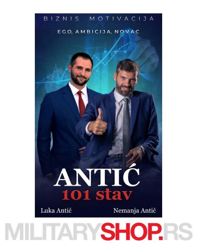 Knjiga Nemanja Antić – Biznis Motivacija 101 Stav – Tvrdi Povez