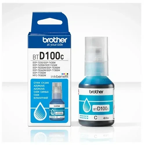 Kertridž Brother BTD100C Ink bočica Cyan 5K