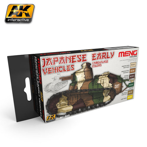 AK-Interactive MC-809 Japanese Early Vehicles Color Set
