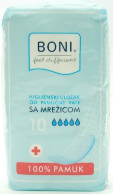 ULOŠCI HIGIJENSKI SA MREŽICOM BONI 10/1