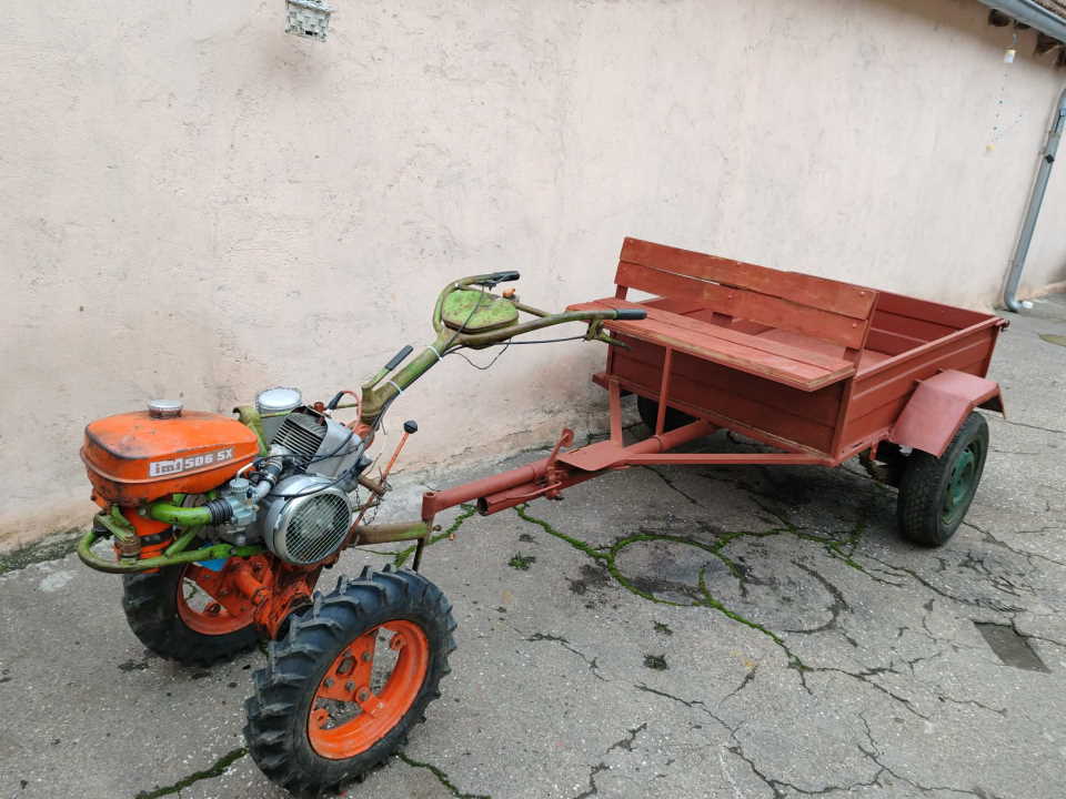 Motokultivator IMT 506 5x sa prikolicom na prodaju