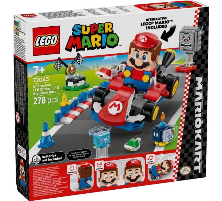 LEGO Mario Kart™: Interaktivni LEGO® Mario™ i standardni karting LE72043