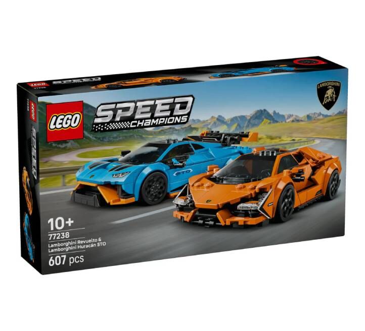 LEGO Lamborghini Revuelto i Huracán STO LE77238