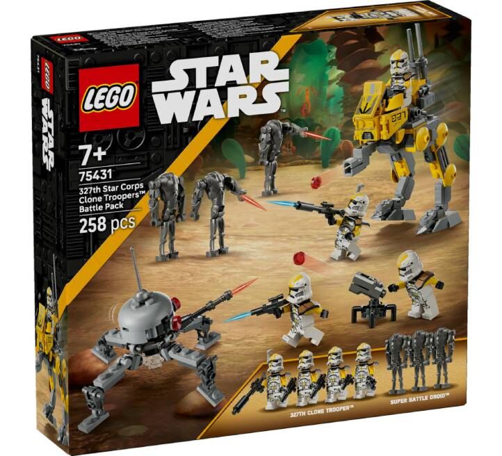 LEGO Zvezdani korpus Klon trupera 327. bataljona – borbeno pakovanje LE75431