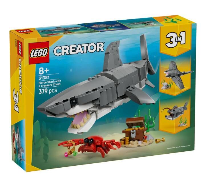 LEGO Besna ajkula i kovčeg sa blagom LE31381