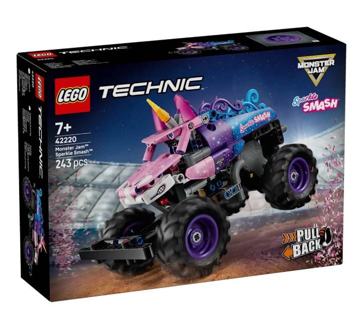 LEGO Monster Jam™ Sparkle Smash™ na povlačenje LE42220