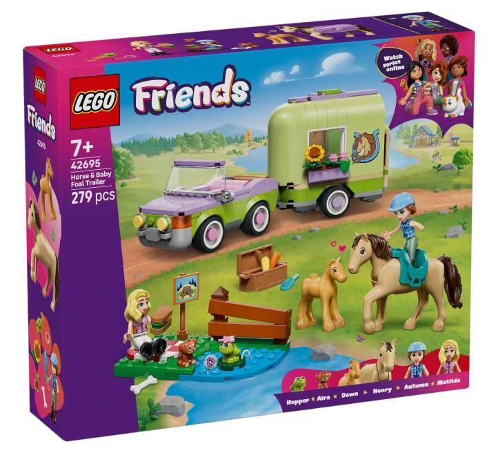 LEGO Prikolica sa konjem i ždrebetom LE42695