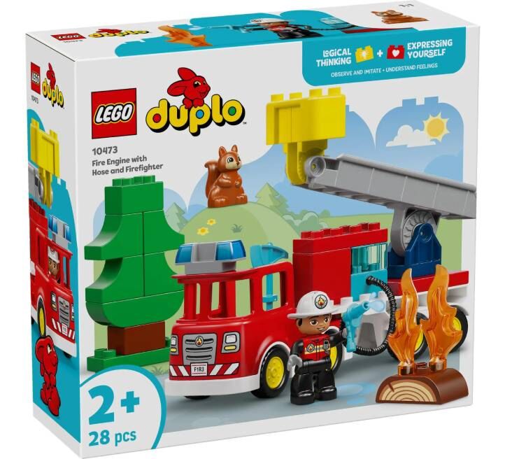 LEGO Vatrogasni kamion sa crevom i vatrogascem LE10473