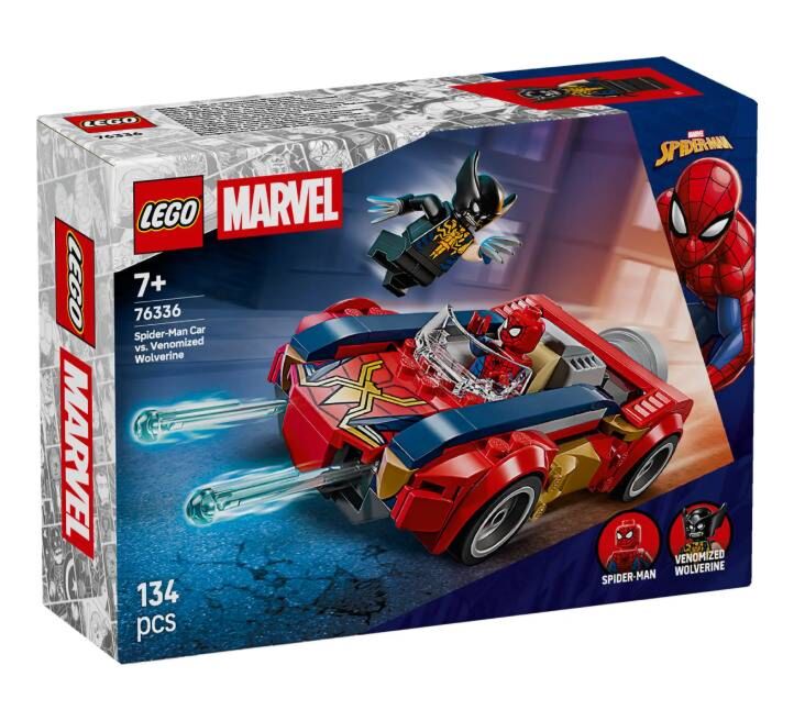 LEGO Spajdermenov automobil protiv otrovnog Vulverina LE76336