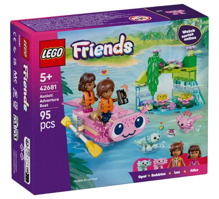 LEGO Aksolotl-čamac za avanturu LE42681