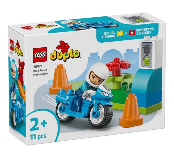 LEGO Plavi policijski motocikl LE10471