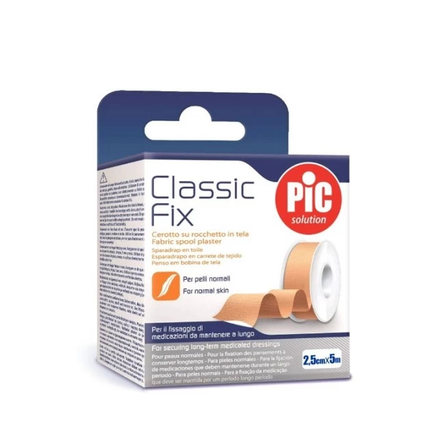 Pic Solution Classic Fix flaster kalem platno u boji kože 5m x 2,5cm
