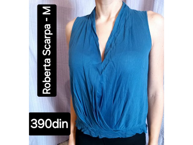 Roberta Scarpa ženska bluza plava M/38