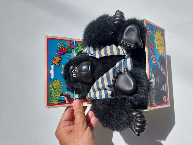 MAGOGO GORILLA U KUTIJI STARA IGRAČKA RETKOST