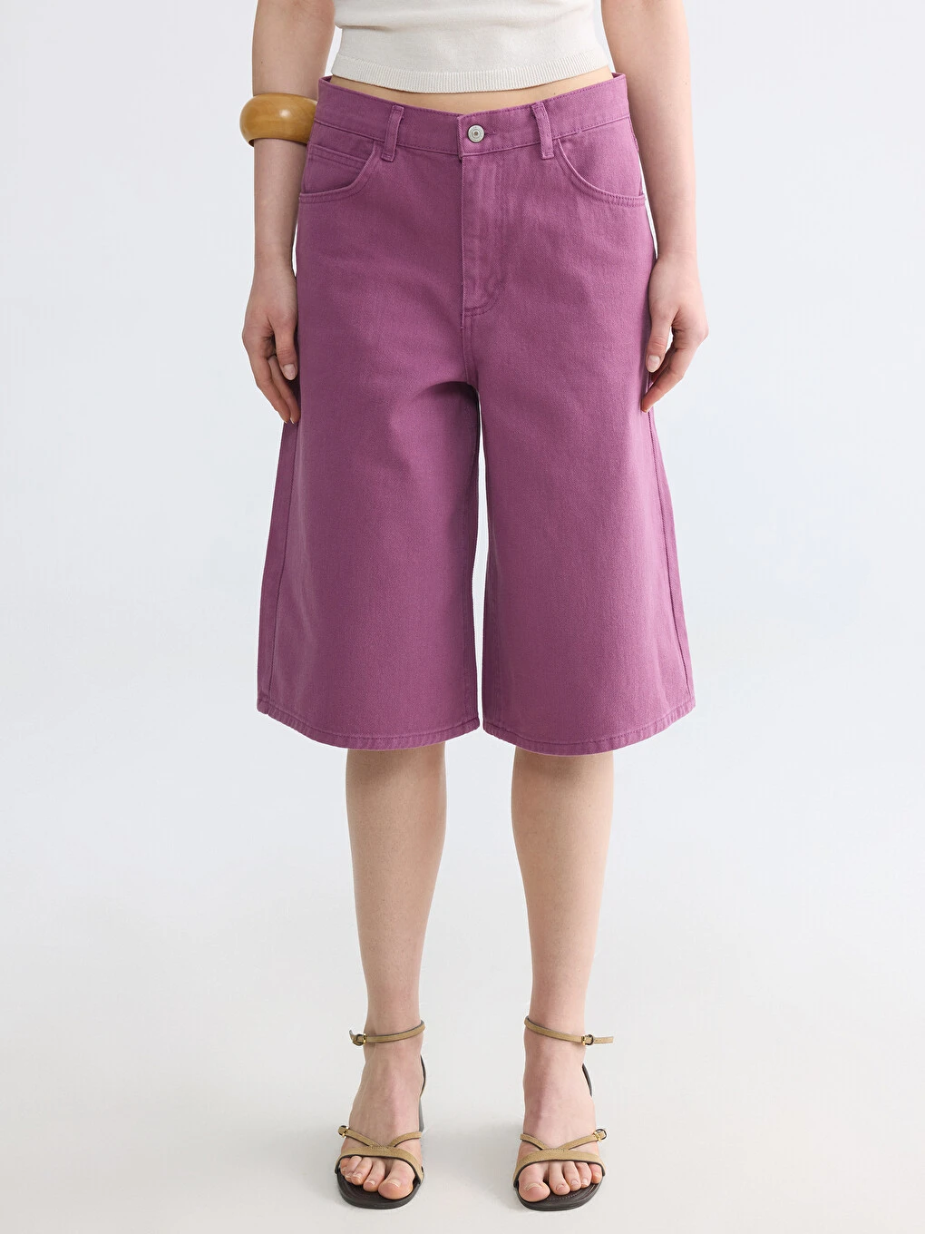 LCW Jeans Bermuda Fit Ženski Teksas Šorts