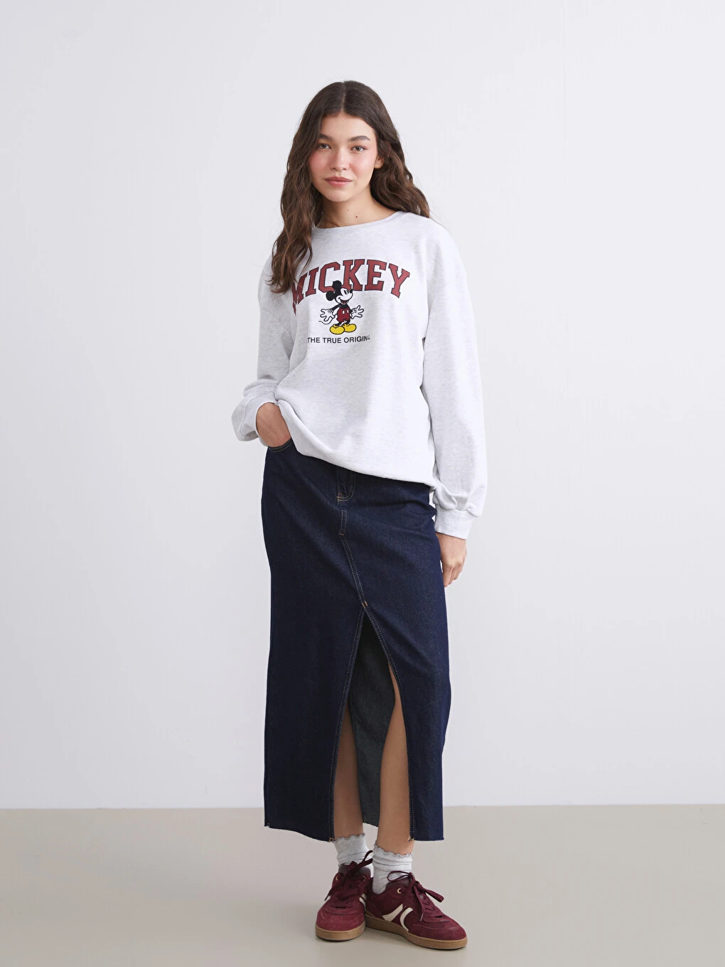 XSIDE Mickey Mouse Vezeni Ženski Debeo Dukserica