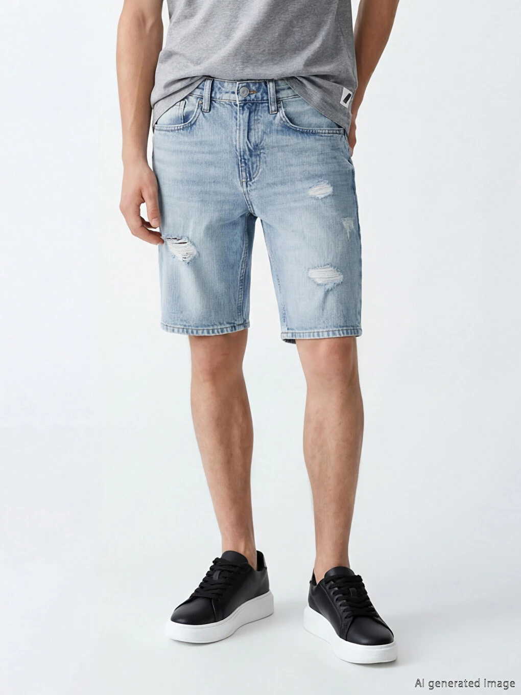 LCW Jeans Slim Fit Muški Teksas Šorts