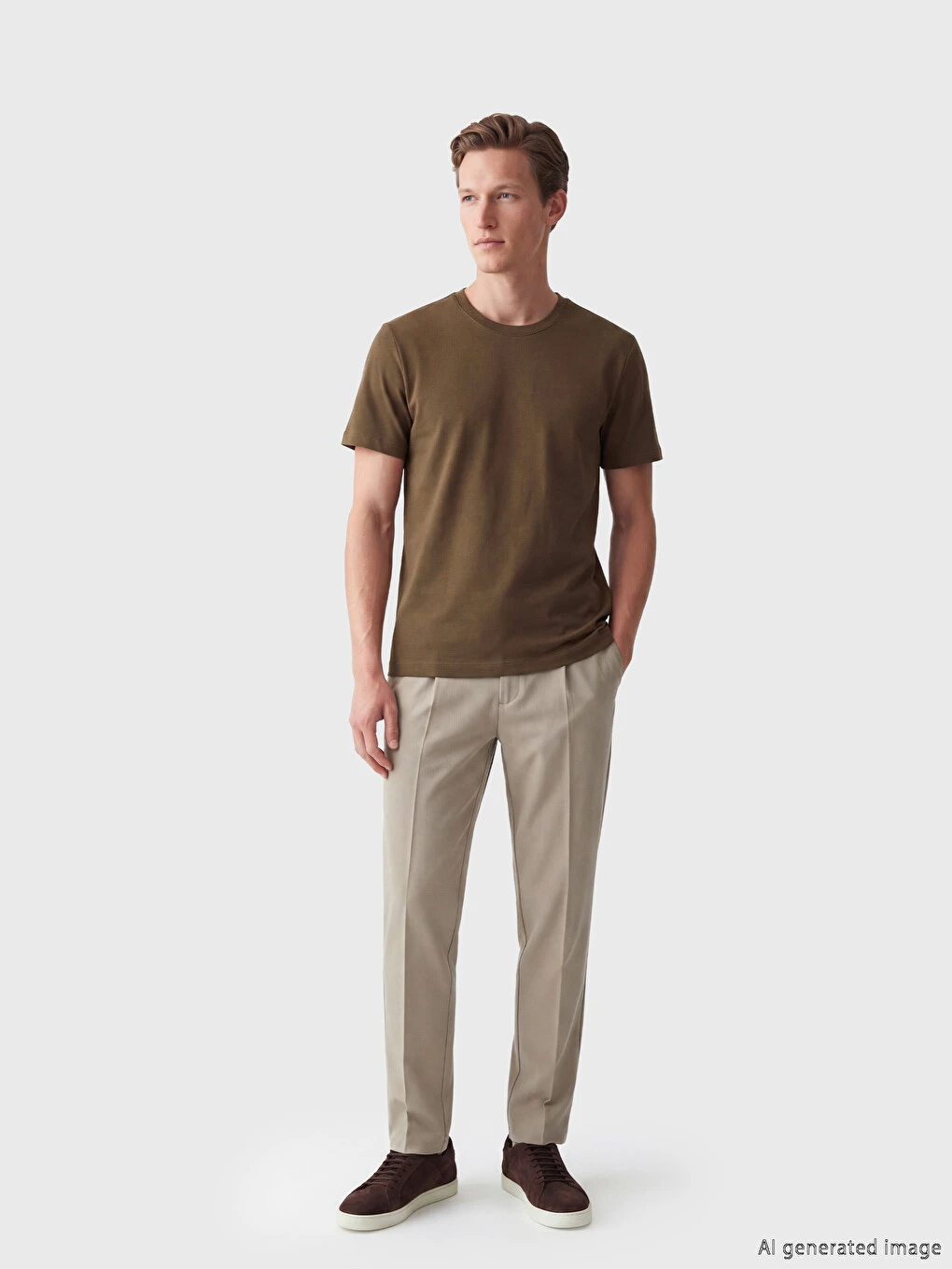 SOUTHBLUE 100% Pamučna Regular Fit Basic Debela Majica