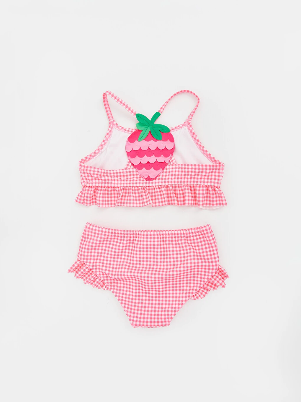 LCW Kids Karirani Bikini Set Za Devojčice