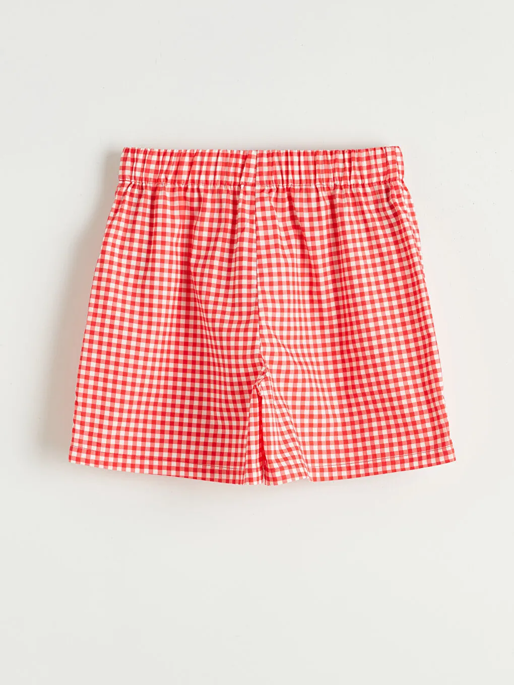 LCW Kids Karirani Poplin Šorts Za Devojčice