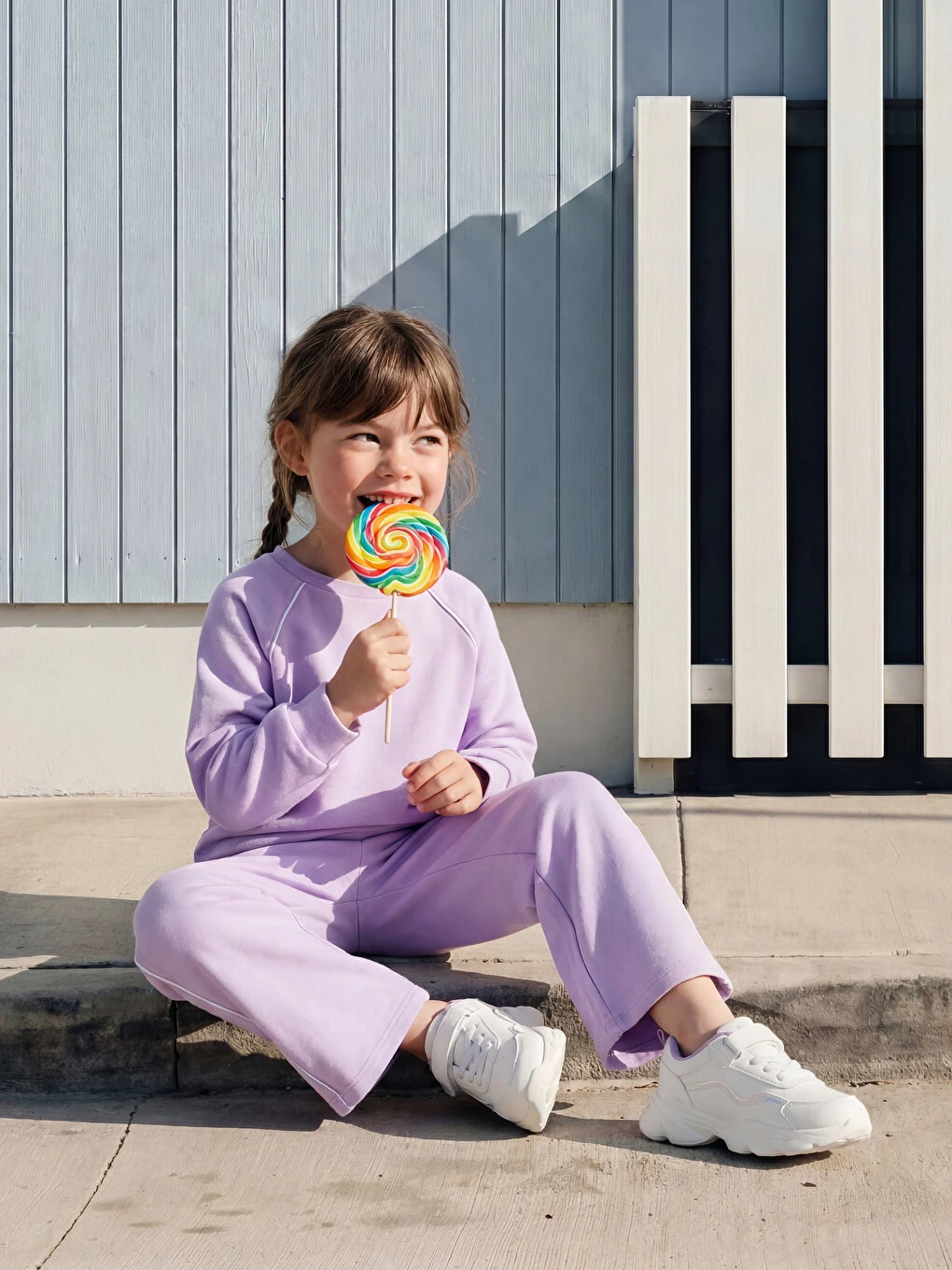 LCW Kids Duks I Trenerka Sa Mekim Dodirom Za Devojčice