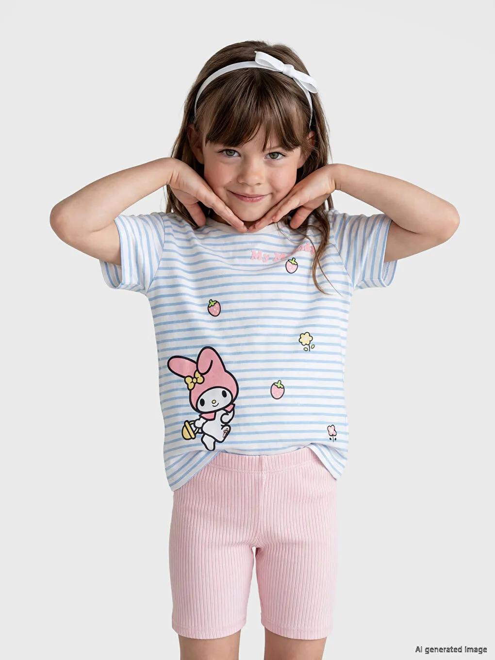 LCW Kids My Melody Štampana Majica Za Devojčice
