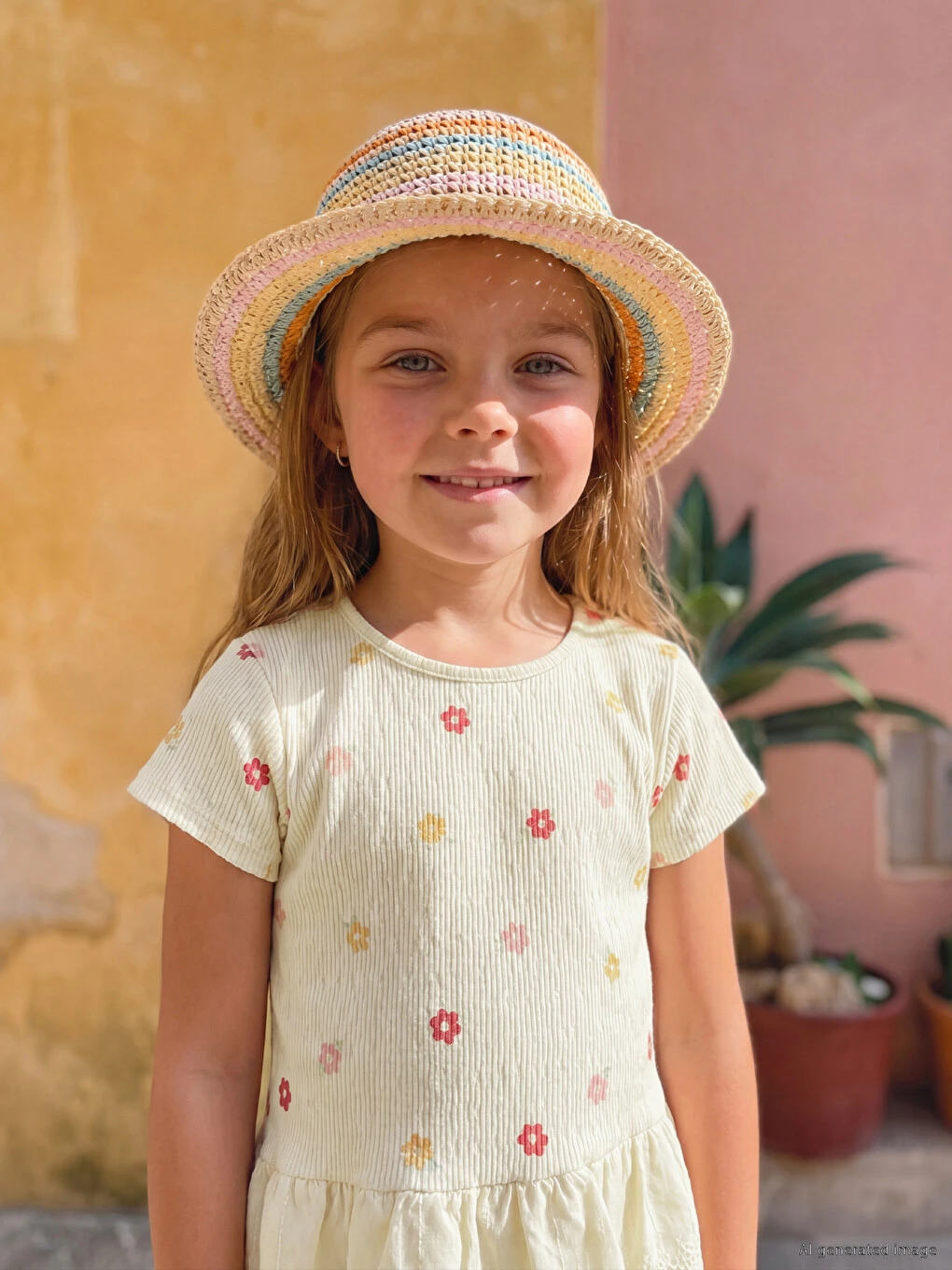 LCW Kids Cvetna Majica I Pantalone Za Devojčice